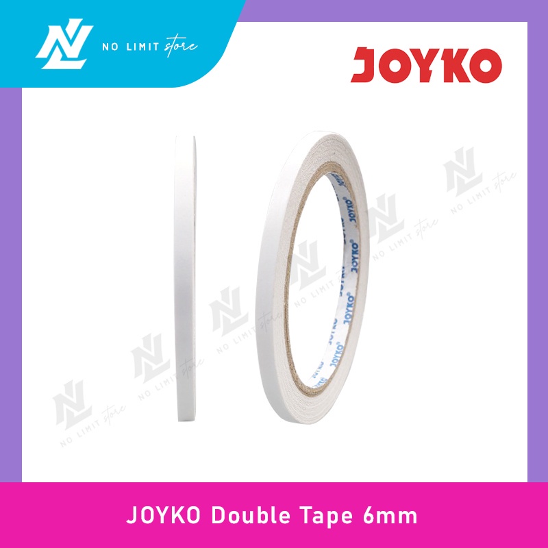 Jual Double Tape JOYKO 6 mm - Perekat 2 Sisi - Double Tape JOYKO 6mm ...