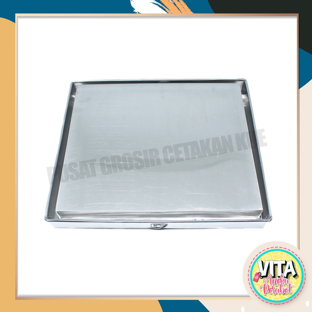 Jual Loyang Oven 2 Ukuran / Loyang tinggi 3cm / Lengser oven kue kering ...