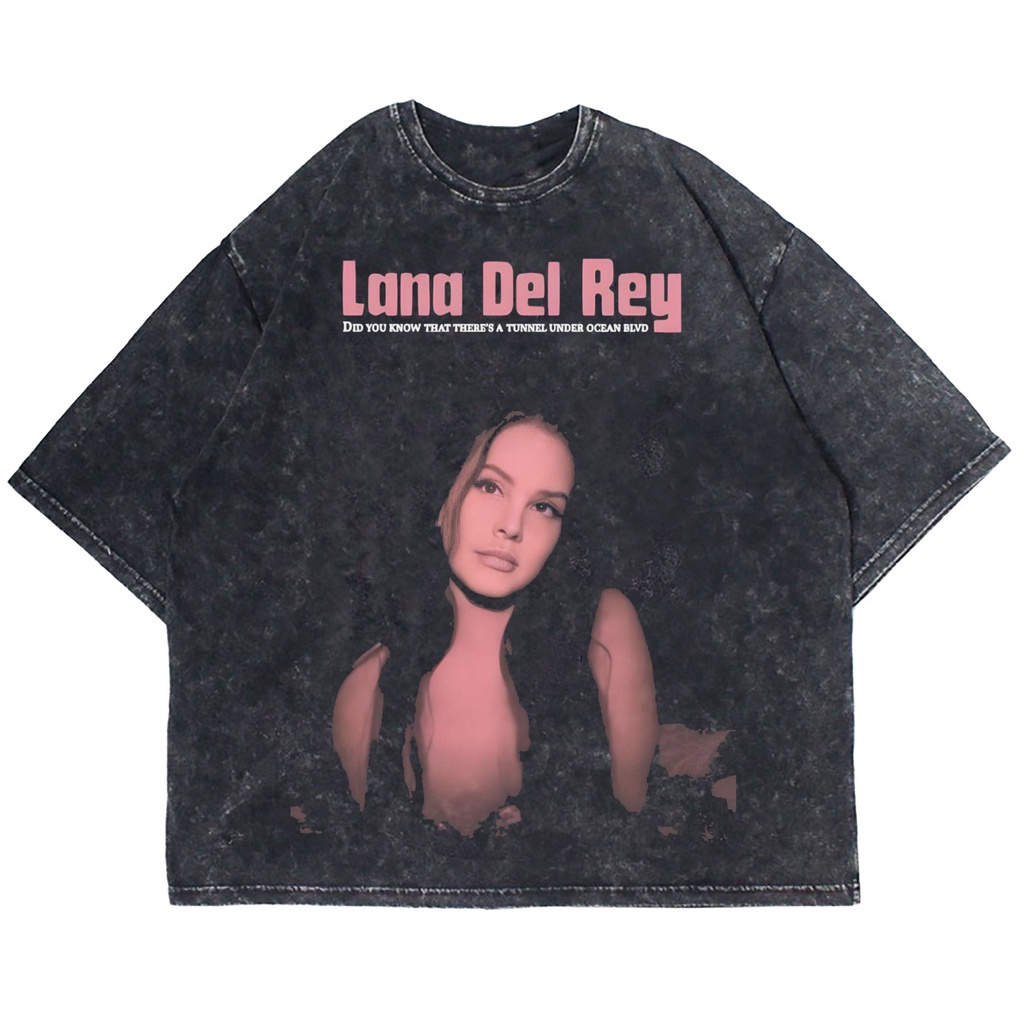 Jual Patternmerch "lana del rey ocean" Oversize T-shirt | washed tee ...