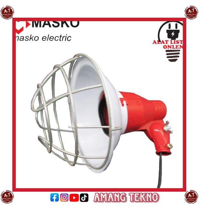 Jual MASKO FITTING LAMPU SOROT TEMBAK SARANG BESI PAR OUTDOOR MP 200 W ...