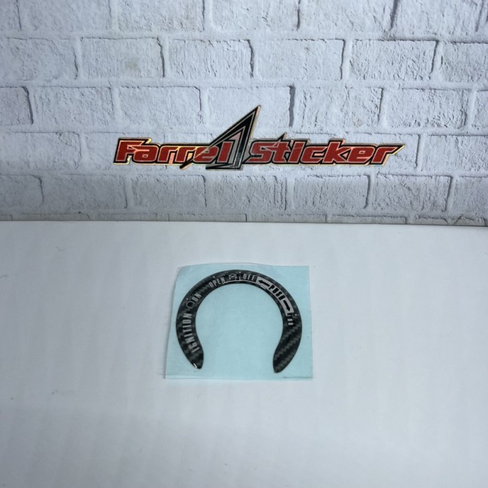 Jual Stiker kunci sticker kontak XMAX 250 keyless - Hitam | Shopee ...