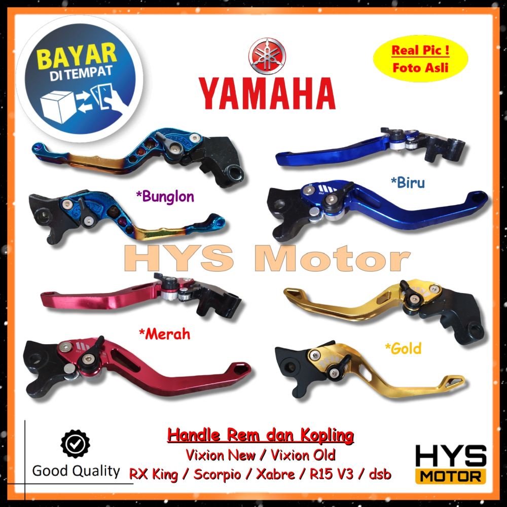 Jual HYS Handle REM dan KOPLING Variasi Yamaha Vixion R NVL NVA R ANV ...
