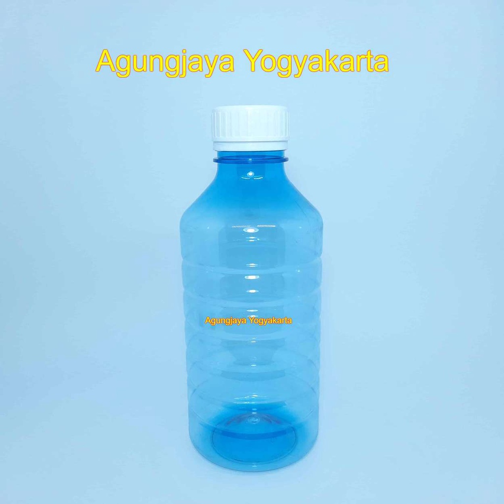 Jual Botol PS 1 Liter Biru Trans Segel Kecil / Botol Plastik / Botol ...
