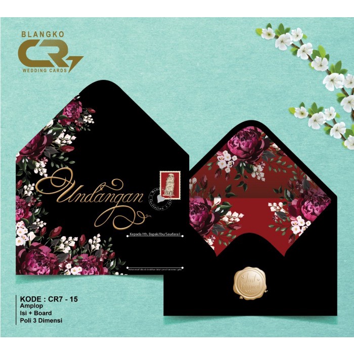 Jual Blangko Undangan Pernikahan CR7 15 HARD COVER / Cantik / HARGA MURAH | Shopee Indonesia
