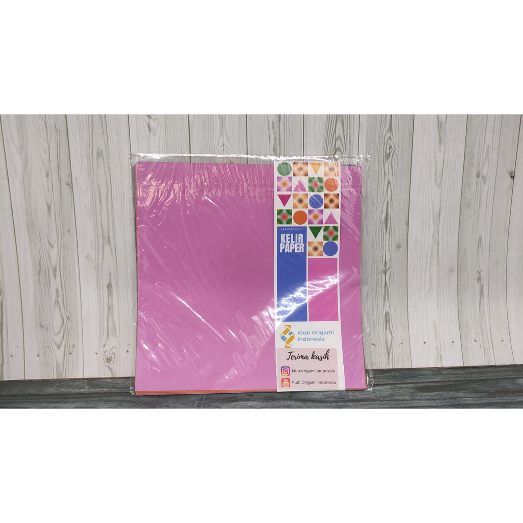 Jual Kertas Lipat Origami Bolak Balik PAPER HARMONI KELIR 15 X 15 CM ...
