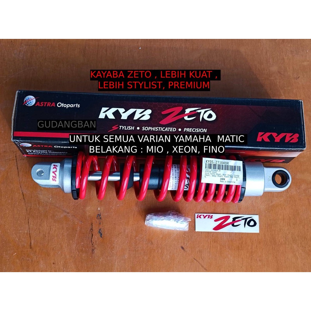 Jual KYOS-ZT1040 Series SHOCKBREAKER KAYABA ZETO Mono Shock Racing BELAKANG MOTOR YAMAHA Mio ...