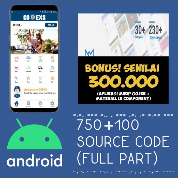 Jual 750 Source Code Program Aplikasi Android ( ALL PART ) | Shopee ...