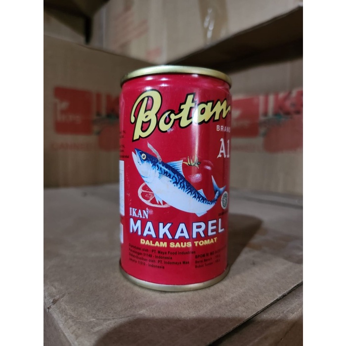 Jual Botan Sarden Makarel Mackerel 155gr ASLI | Shopee Indonesia