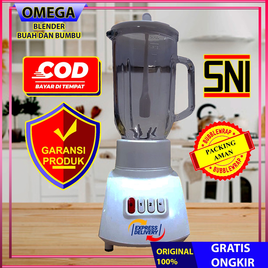 Jual Blender National Omega blander kaca 2 in 1 Garansi Resmi | Shopee ...