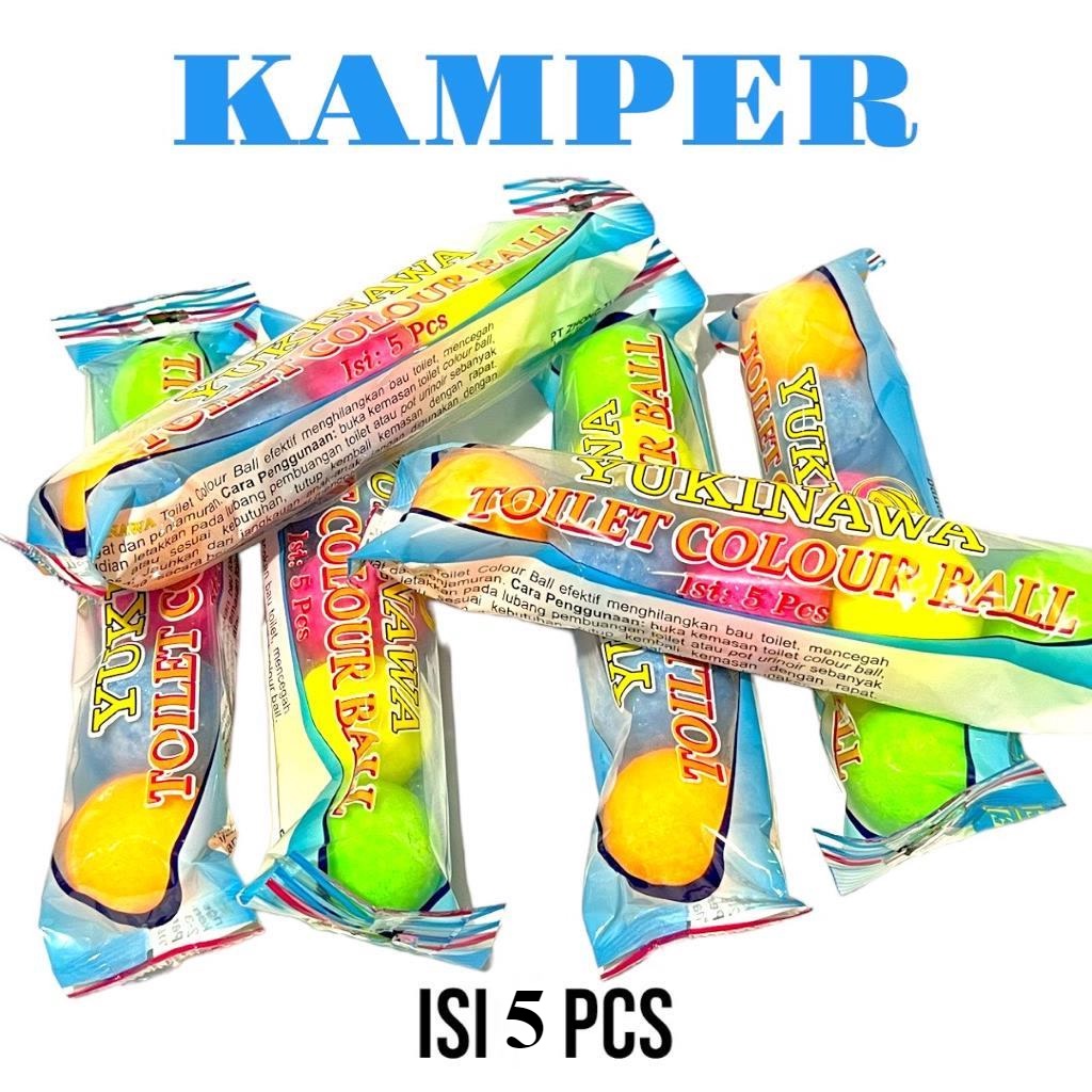 Jual GIA Kamper Barus Toilet Ball Kamper Toilet Warna 1 Pack 5 pcs ...