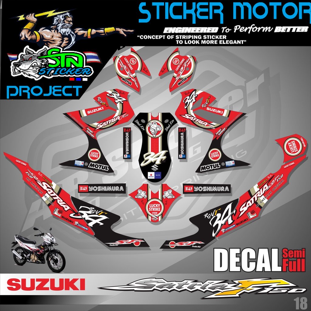 Jual Stiker Decal Full Body SATRIA OLD / SATRIA BARONG - Sticker Decal ...