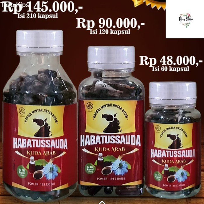 Jual HABBATUSSAUDA HABATUSAUDA CAP KUDA ARAB 120 KAPSUL CAIR | Shopee ...