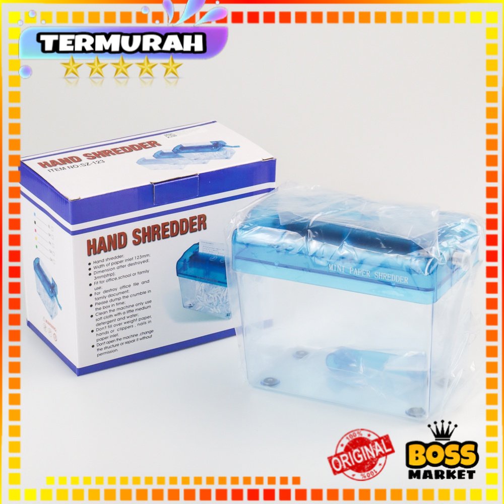Jual Alat Penghancur Kertas Manual / Pencacah kertas Card Paper ...