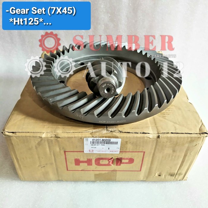Jual Gear set dyna ht125 7x45 gigi gardan dyna ht125 7x45 | Shopee ...