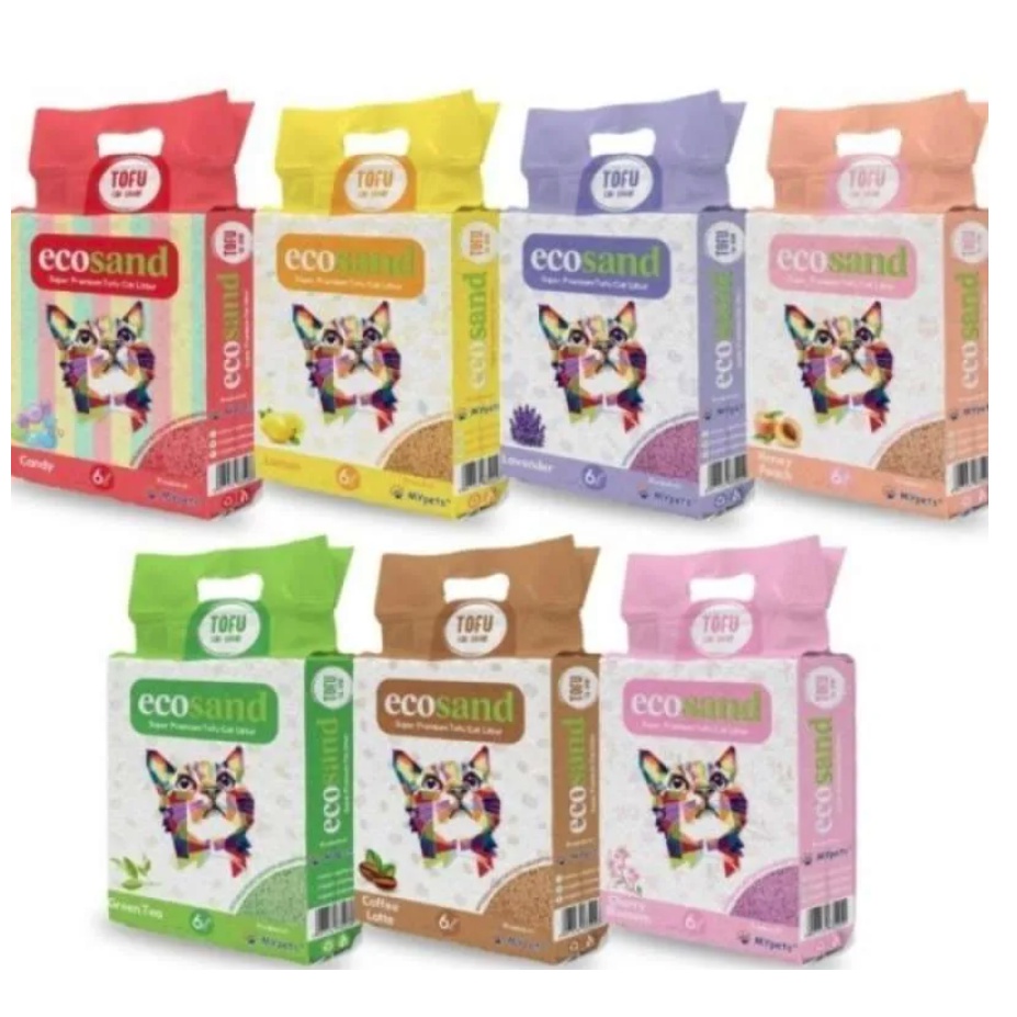 Jual ECO SAND TOFU SOYA 6L PASIR KUCING CAT SAND LITTER ECOFRIENDLY ...