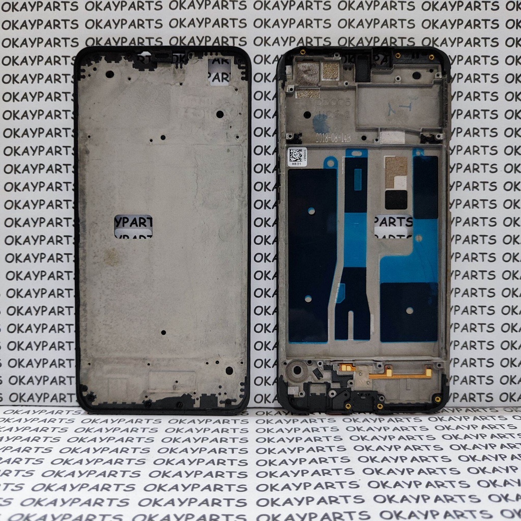 Jual FRAME TULANG TENGAH TATAKAN LCD OPPO A3S LAMA CPH1803 HITAM | Shopee Indonesia
