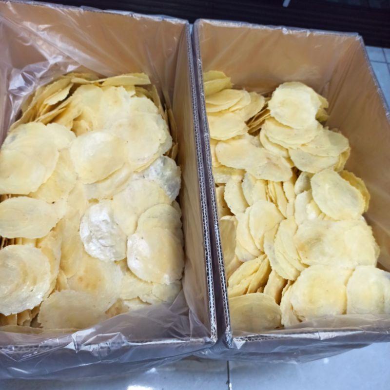 Jual (1KG SUPER) EMPING BELINJO MENTAH ASLI KHAS LIMPUNG KEMASAN 1KG ...