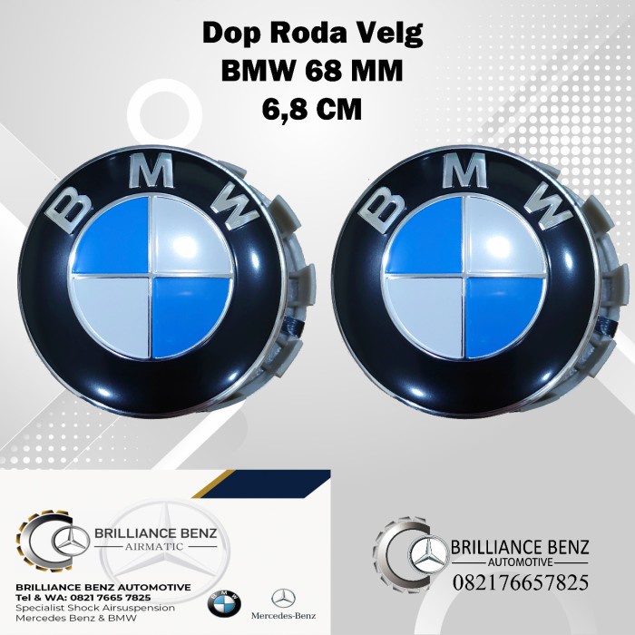 Jual DOP VELG RODA EMBLEM BMW 68MM ORIGINAL / DOP RODA BMW / TUTUP RODA ...