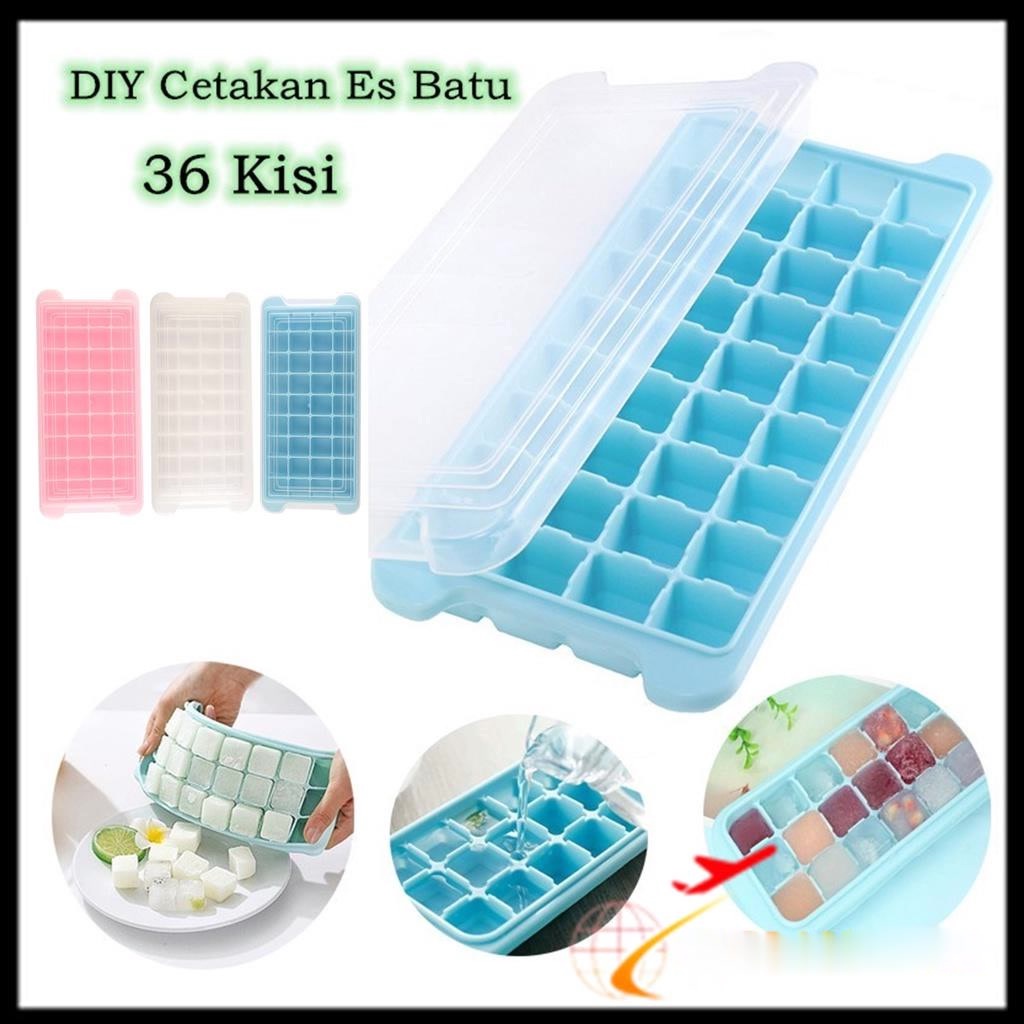 Jual cetakan es batu besar dengan tutup original impor perlengkapan ...