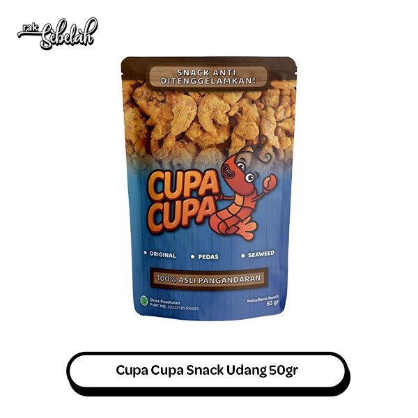 Jual Cupa Cupa Udang Goreng Tepung 50gr - Seafood Fried Shrimp Snack ...