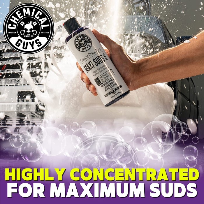 Jual Chemical Guys Maxi Suds 2 Extreme Grape Rush Super Suds Shampoo ...