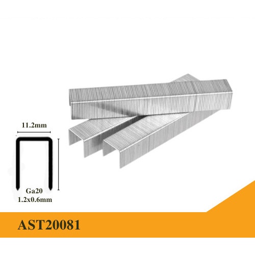 Jual Ingco AST20081 Isi Staples U Brad Nailer U8 Crown Stapler U 8 mm ...
