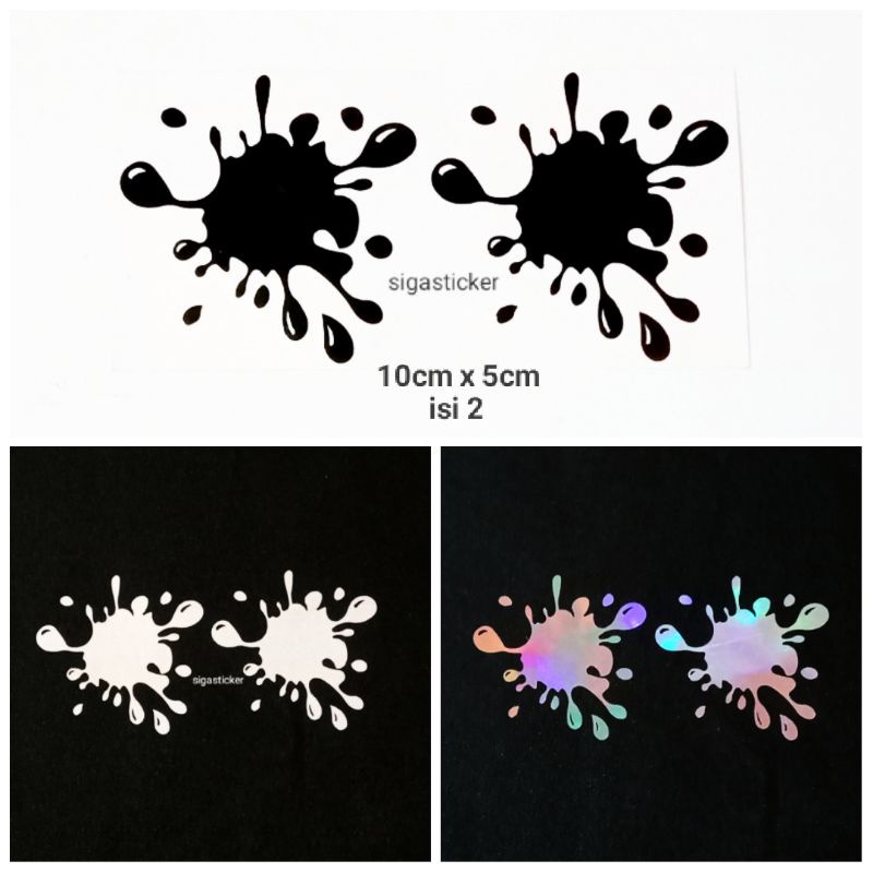 Jual stiker sticker bercak sticker crot cutting isi 2 | Shopee Indonesia