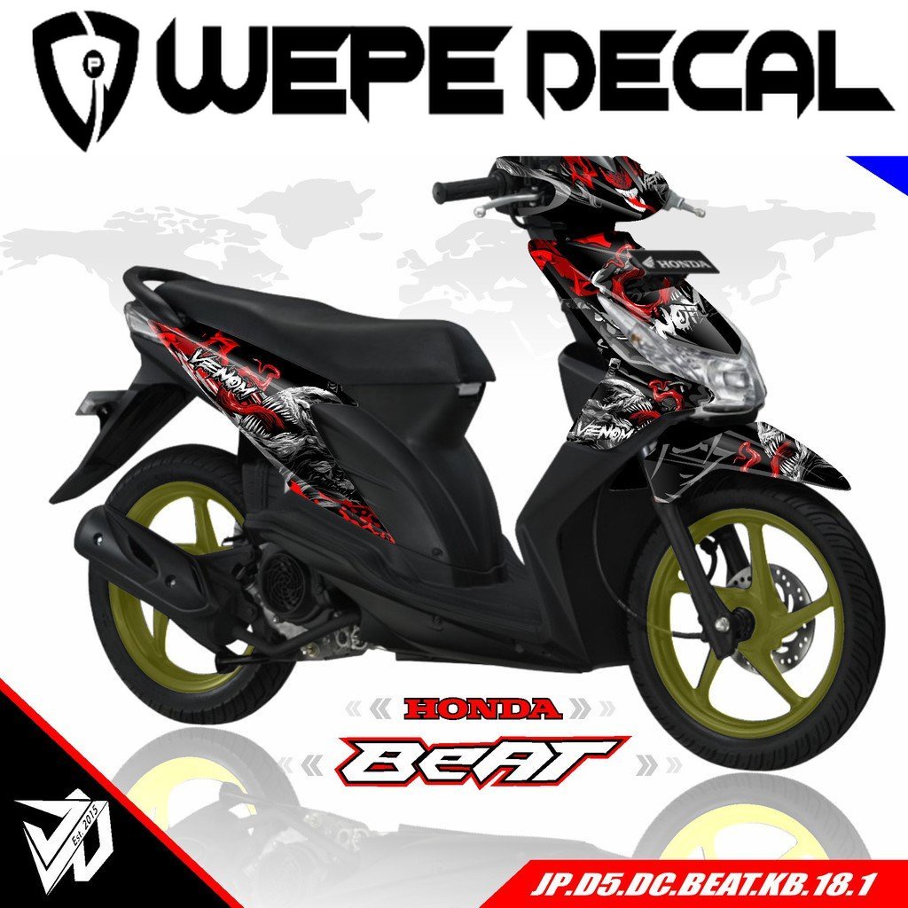 Jual Stiker Motor Beat Karbu Full Body - Sticker Dekal Honda Beat Karbu ...