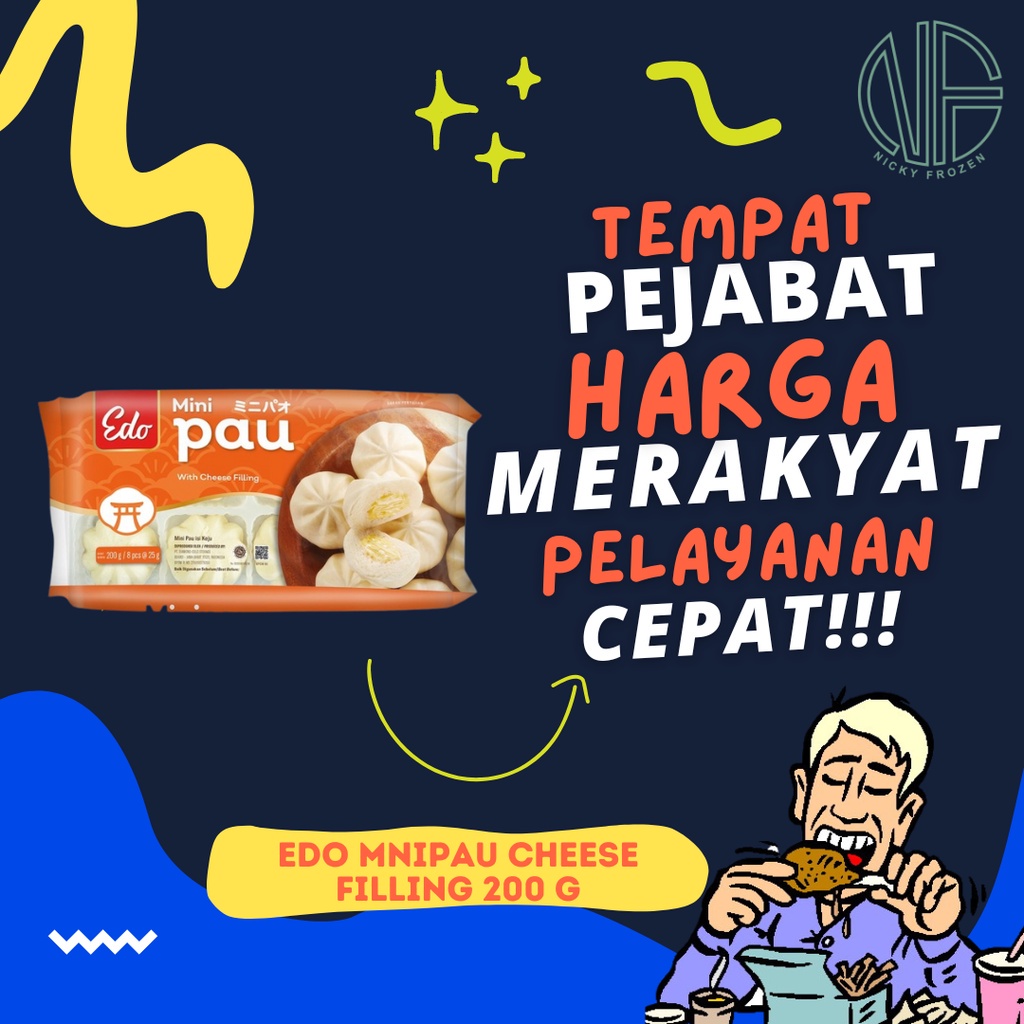 Jual EDO MINIPAU CHEESE FILLING 200 G | Shopee Indonesia