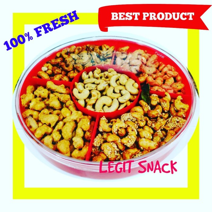 Jual KACANG MEDE 5 RASA / METE TOPLES SEKAT LIMA MIX / PARSEL LEBARAN ...