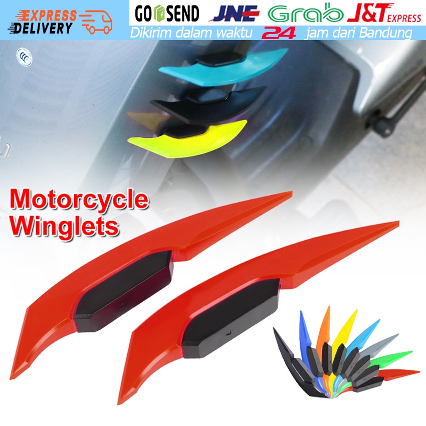 Jual Motorcycle winglets / Aerodynamic Winglet Universal Model / Pisau ...