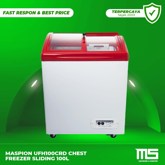 Jual Maspion UFH100CRD Chest Freezer Sliding 100L | Shopee Indonesia