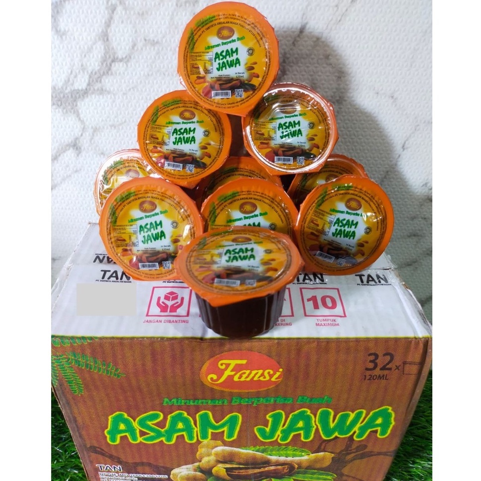 Jual MINUMAN FANSI RASA ASAM JAWA ANGGUR STRAWBERRY JERUK 32 CUP ORIGINAL | Shopee Indonesia