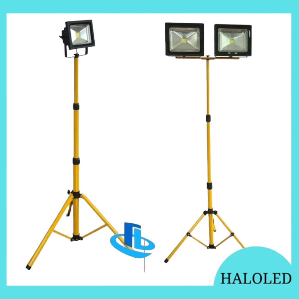 Jual TRIPOD STAND TIANG LAMPU SOROT LED FLOODLIGHT KAKI 3 | Shopee Indonesia