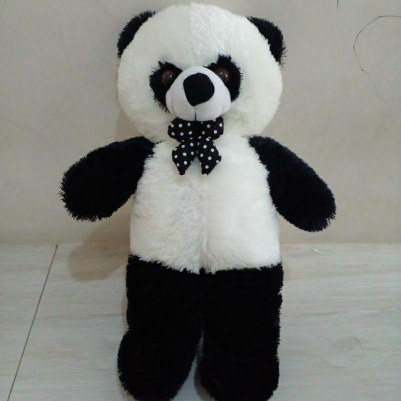 Jual Boneka panda cina hitam putih ukuran 55cm L | Shopee Indonesia