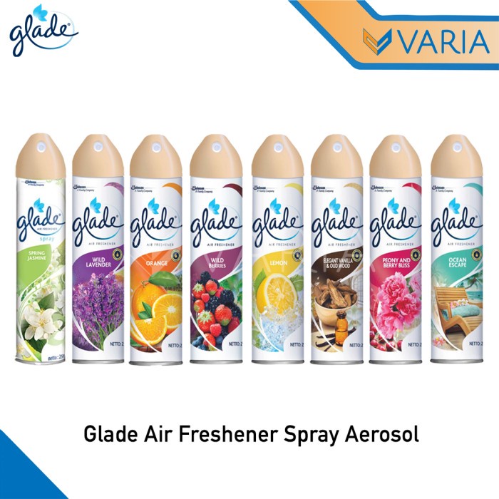 Jual Glade Aerosol 225 ml Air Freshener Spray Parfum Pengharum Ruangan ...