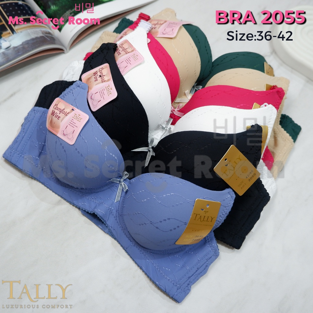 Jual TALLY BRA BH HARIAN 2055 | CUP B/C | 3/4 CUP | ADA KAWAT | BUSA TIPIS | SIZE 36-42 | KAIT 3 ...