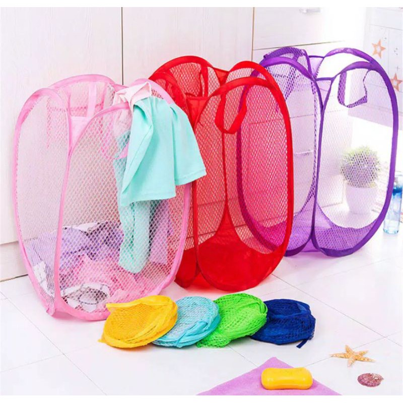 Jual A400-Keranjang baju Laundry Jaring Kawat Serbaguna Praktis ...