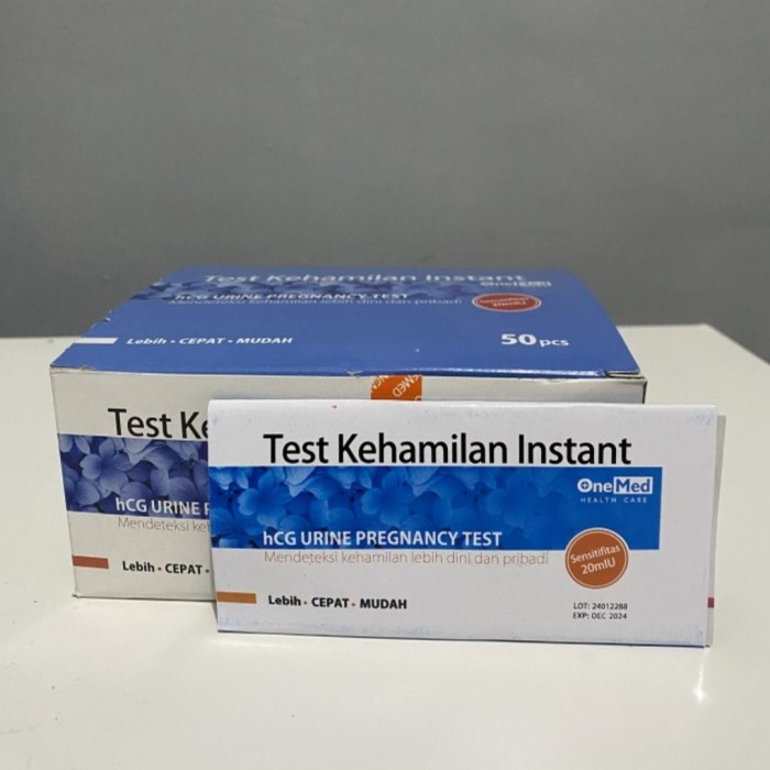 Jual Tespack/ Tespek Kehamilan/ Alat Cek Kehamilan Onemed Perbox Isi 50 ...