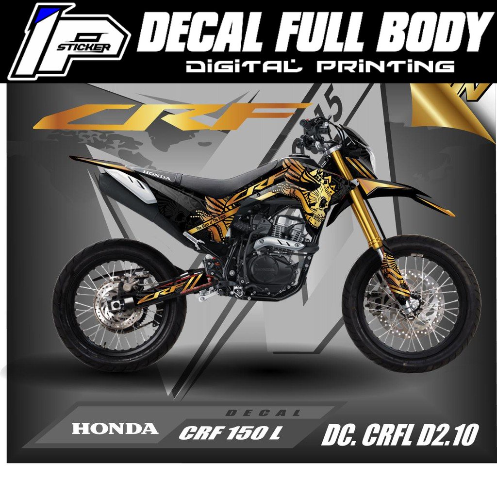 Jual Decal CRF 150 L Full Body stiker/ sticker dekal CRF 150 L D2 10 ...