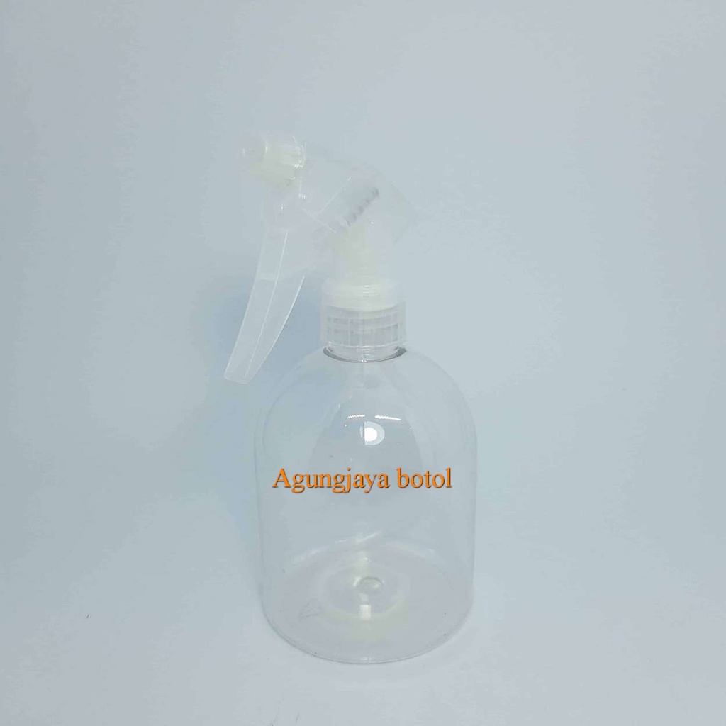 Jual Botol Pet 500 Ml Oval Natural Tutup Trigger Sprayer / Botol ...