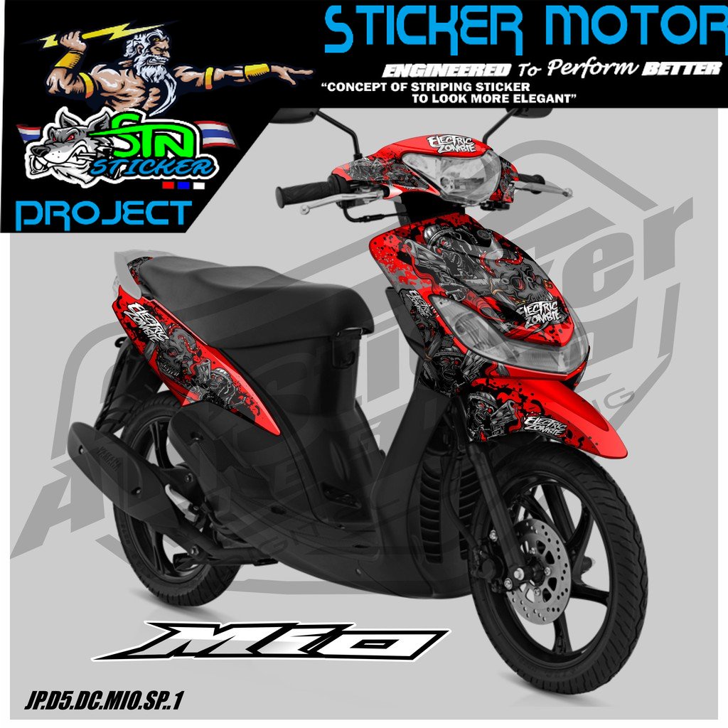 Jual Decal Sticker MIO SPORTY Full Body, Stiker Dekal MIO SPORTY ...