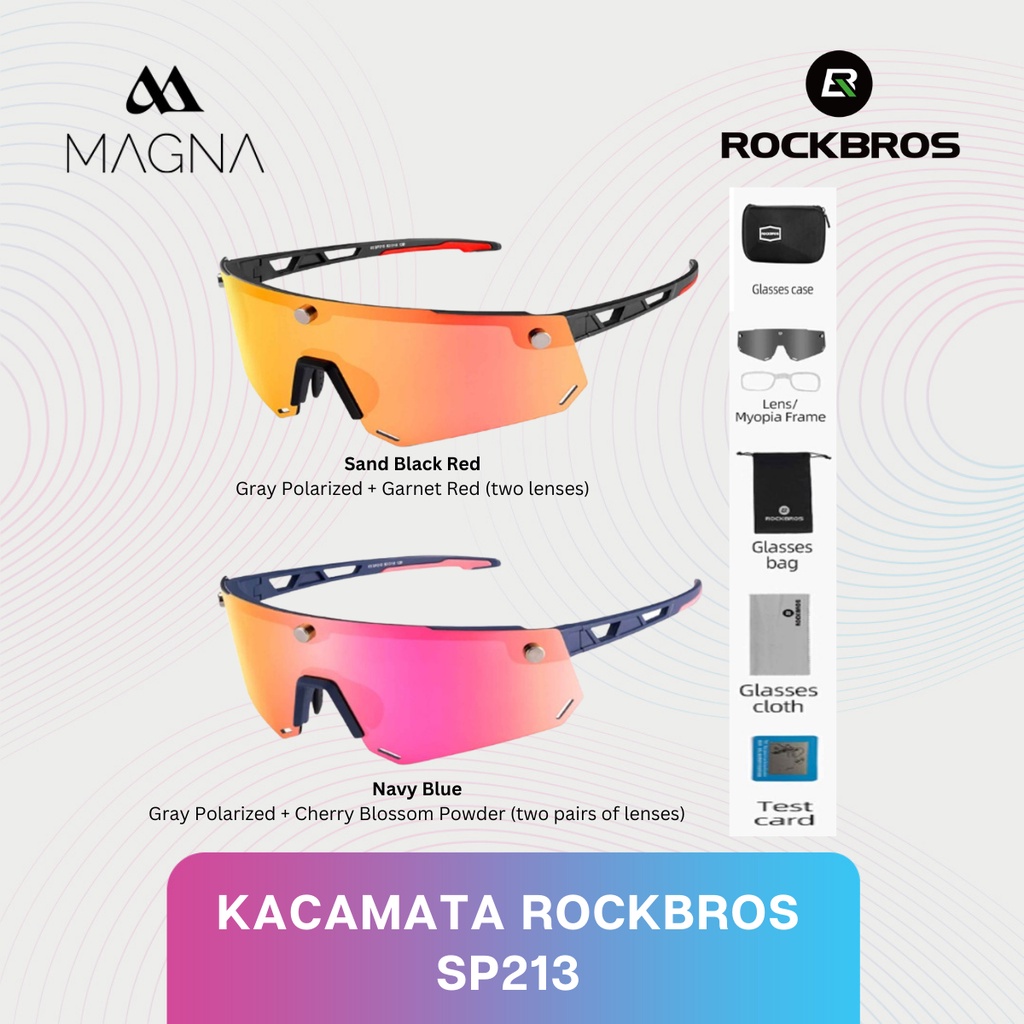 Jual Kacamata Sepeda Rockbros SP213 Polarized Lensa Kaca Mata Gowes ...