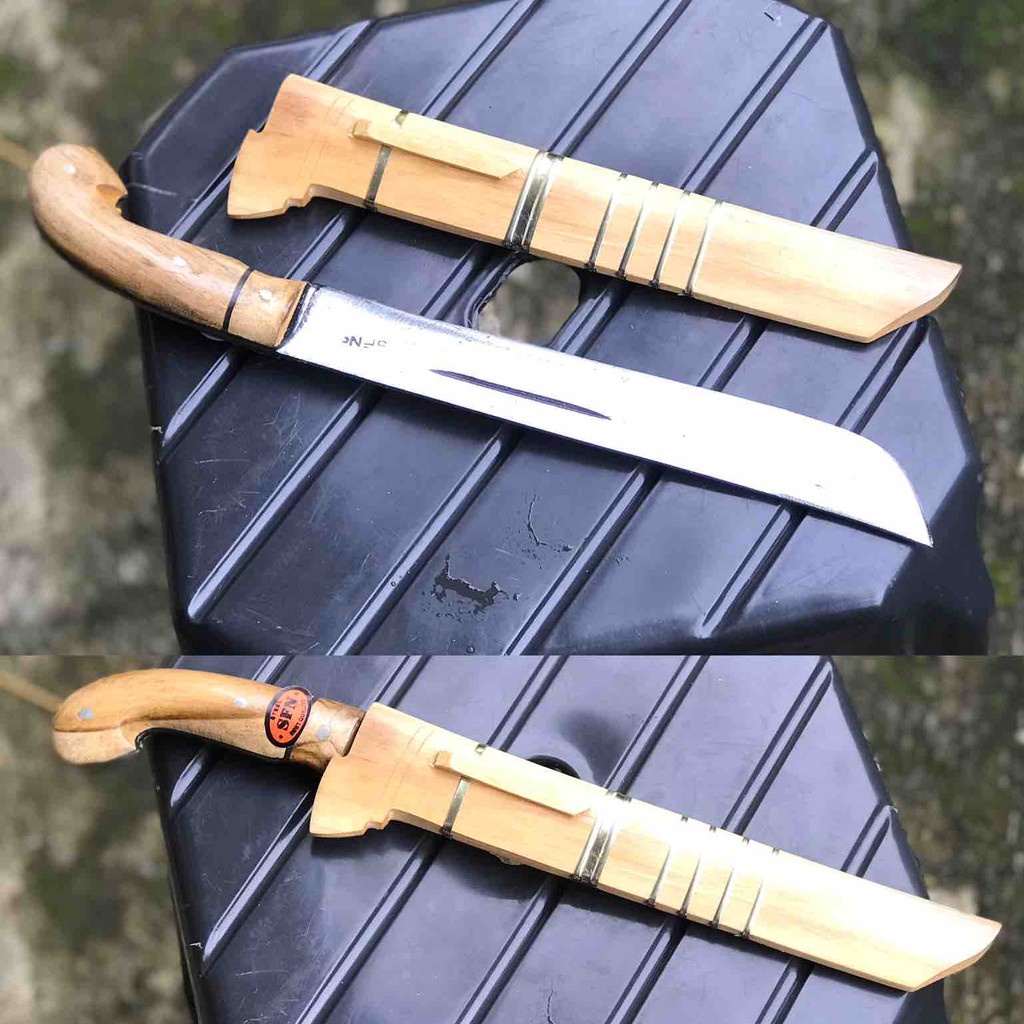 Jual Terbaru Golok Cibatu/golok pemotong kayu dan bambu/golok asli baja ...
