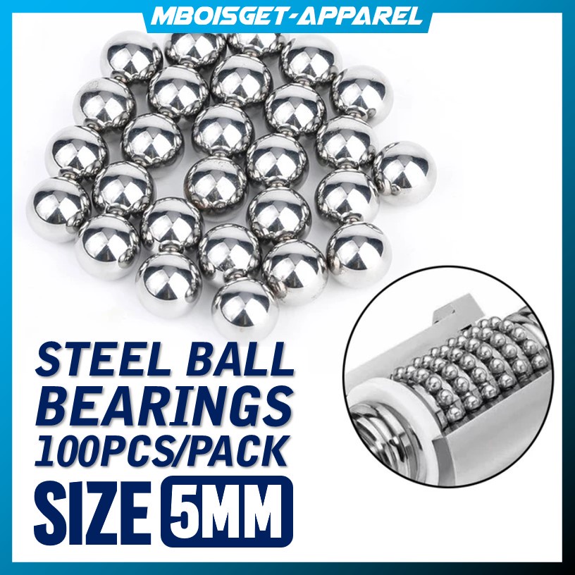 Jual 100PCS - BOLA BEARING STAINLESS STEEL UKURAN 5MM | Shopee Indonesia