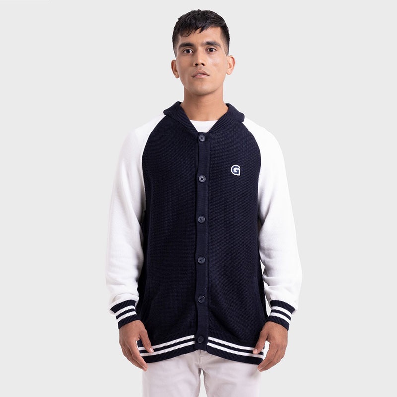 Jual Greenlight Rajut Cardigan Pria Button Knit Outer Men Katun Jacket ...