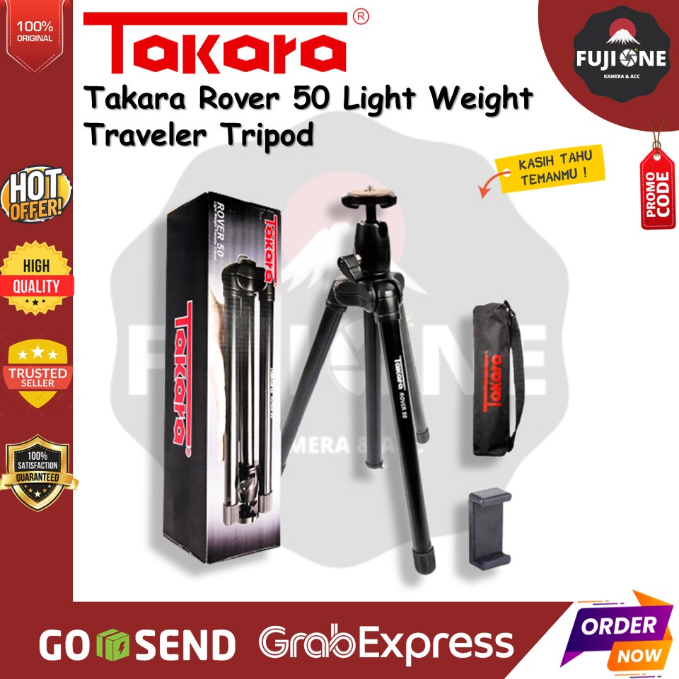 Jual Takara Rover 50 Light Weight Traveler Tripod | Shopee Indonesia