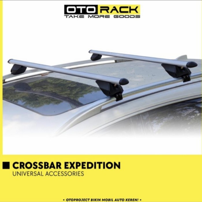 Jual Crossbar Otorack Expedition Type Jepit Roofrail OTOPROJECT ...