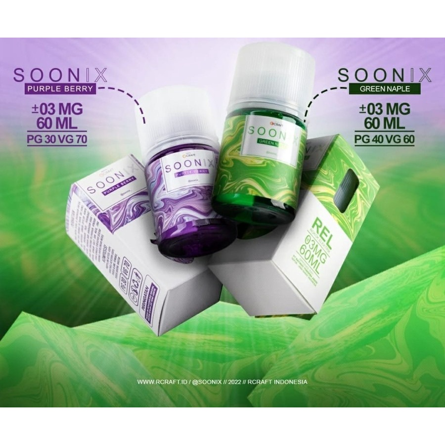Jual LIQUID SOONIX FREEBASE AUTHENTIC SOONIX NEW LIQUID ORIGINAL 60ML ...