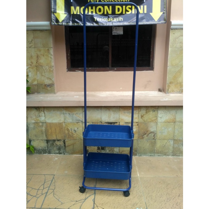 Jual Alexa Rack SHENAR Rak Baju Plus Gantungan Dorong Roda Rak Troli ...